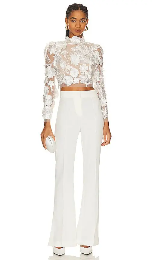 Buy ELLIATT Elia Top - Ivory & Nude At 5% Off | Editorialist